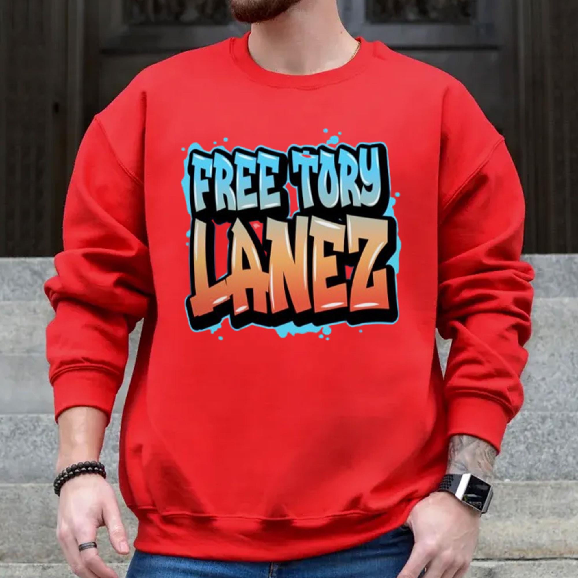 Free Tory Lanez Street Art Sweat Shirt - Walmart.com