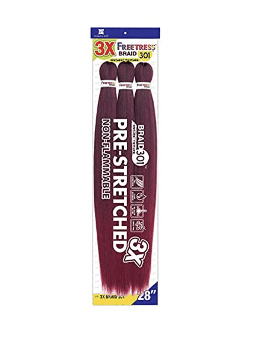 Free Tress Natural Texture Braids 3X Pre-Stretched Braid 301 - 56 ...