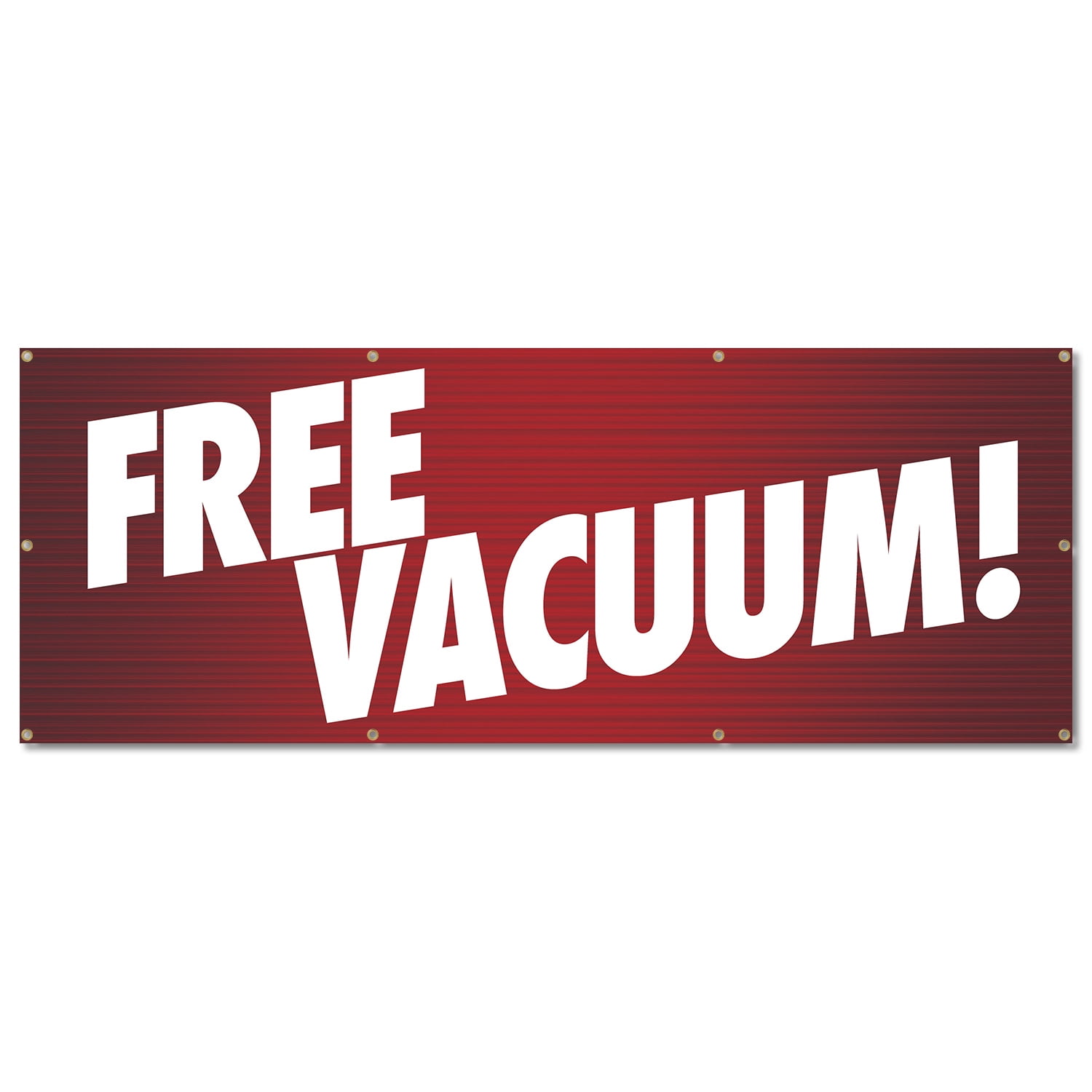 Free Vacuum | 36" X 96" Banner | Outdoor Vinyl Sign With Grommets | Car ...