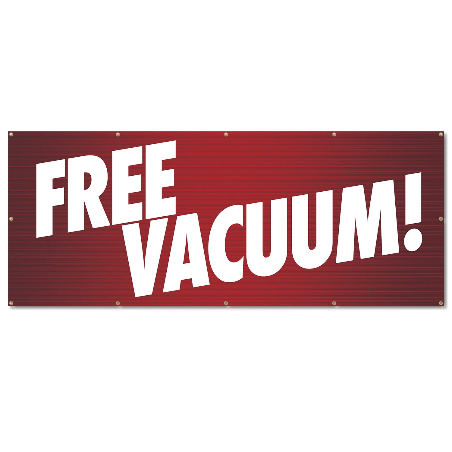 Free Vacuum | 48" X 120" Banner | Outdoor Vinyl Sign With Grommets ...