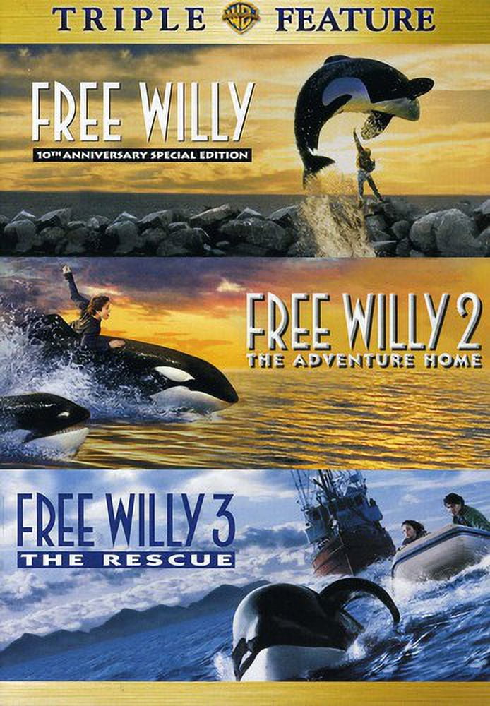 Free Willy 1-3 [2 Discs] [Triple Feature] [Double Amaray Case] [DIGITAL ...