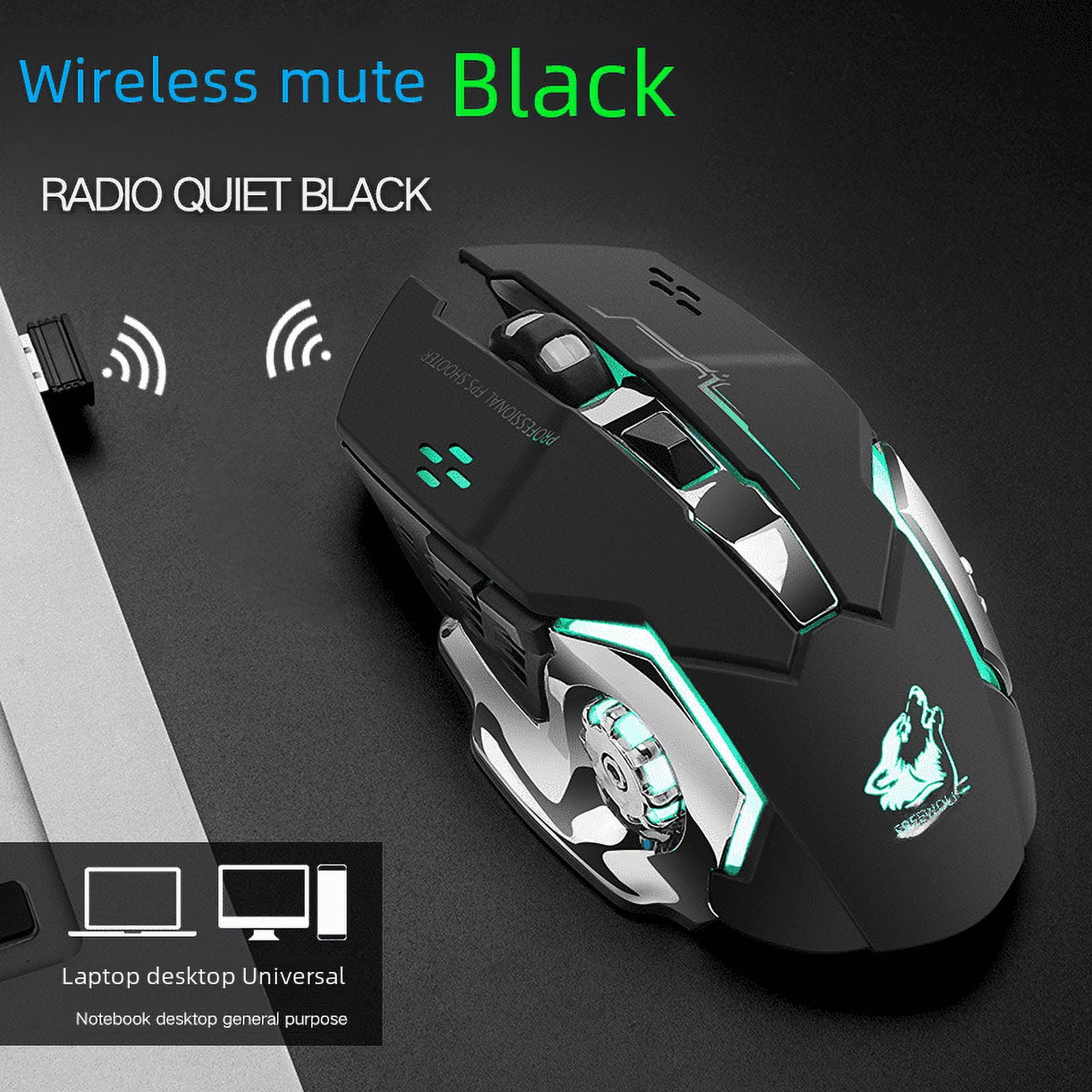 Free Wolf X8 Wireless charging game Mouse office luminous mechanical ...