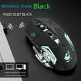 Free Wolf X8 Wireless charging game Mouse office luminous mechanical ...