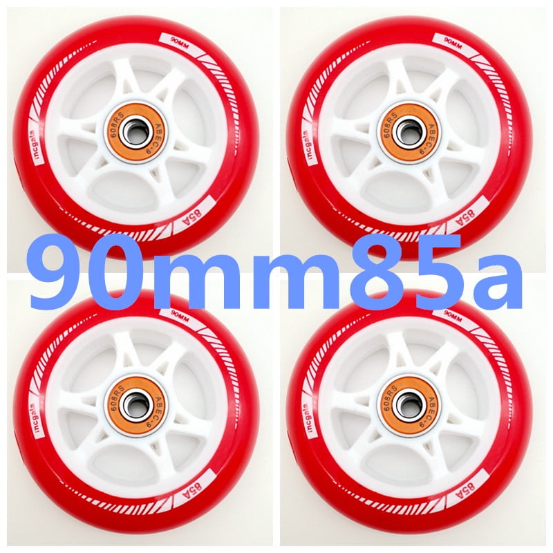 Free shipping speed wheel skate wheel 85a hardness 90 mm 100mm 110mm including bearings ...