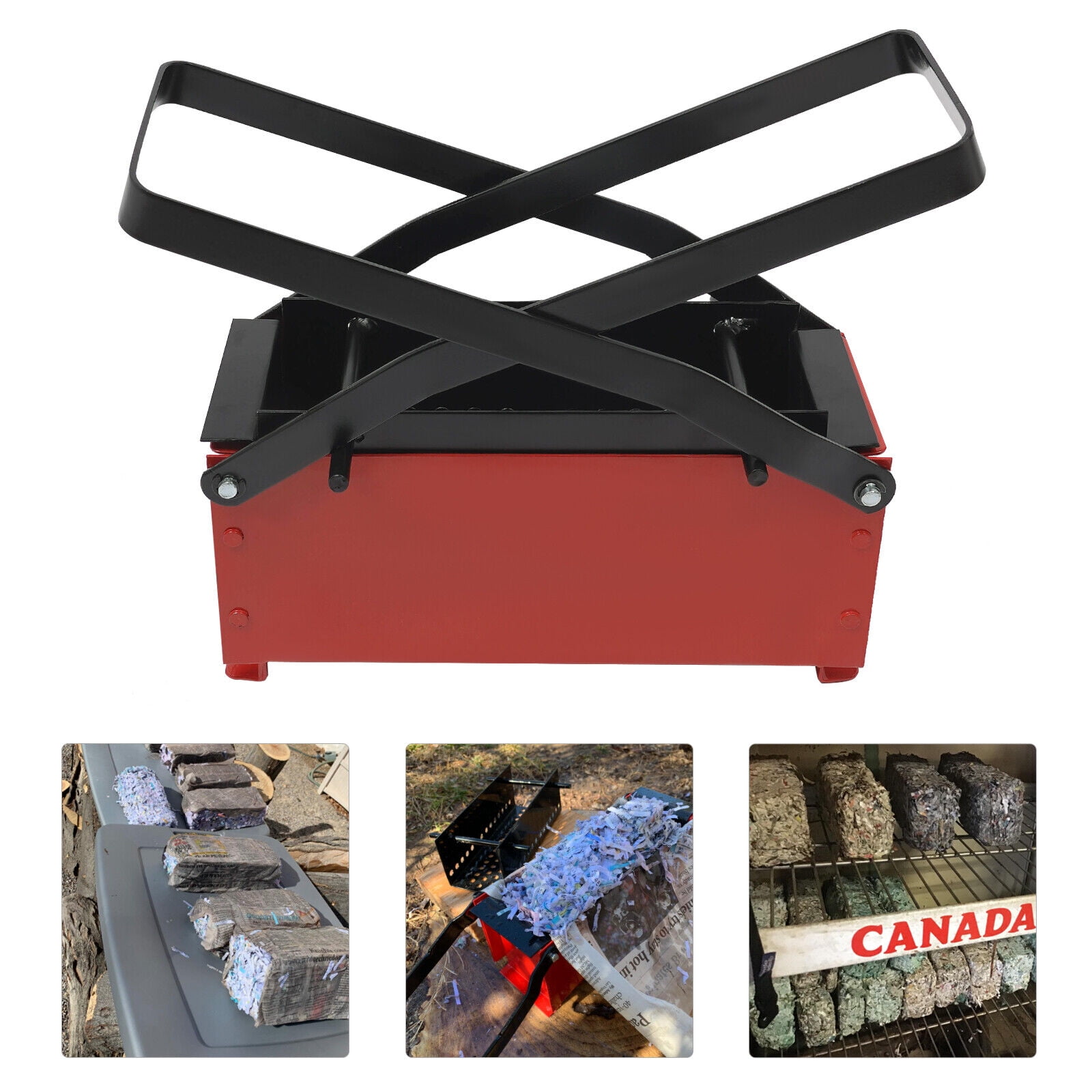 Free-standing Carbon Steel Newspaper Briquette Maker, Manual Waste ...