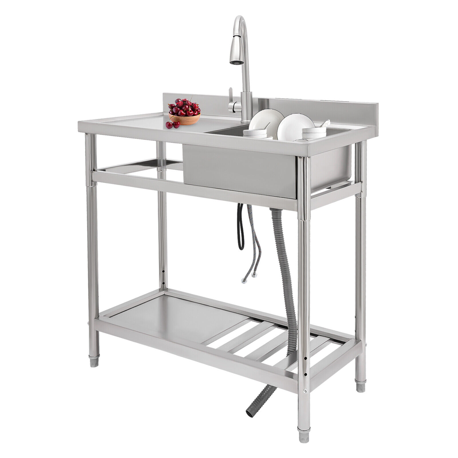 Free-standing Kitchen Sink Commercial Restaurant Kitchen Sink, Kitchen ...