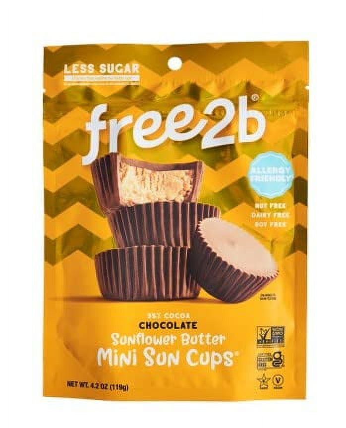 Free2b Foods Chocolate Sun Cups Minis Gluten-Free, Dairy-Free, Nut-Free ...