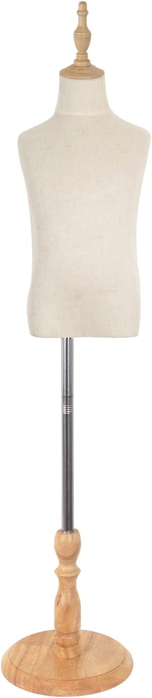 Child Kids Dress Form Mannequin Torso Body with Stable Base Adjustable ...