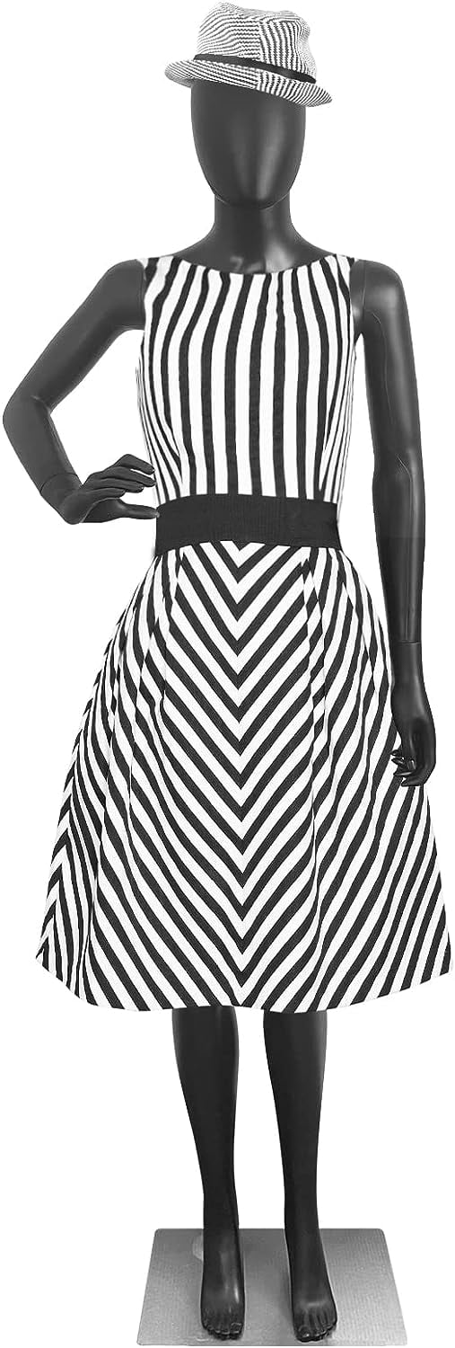 FreeLung Female Mannequin Dress Form Body Faceless 70 Inches Adjustable ...