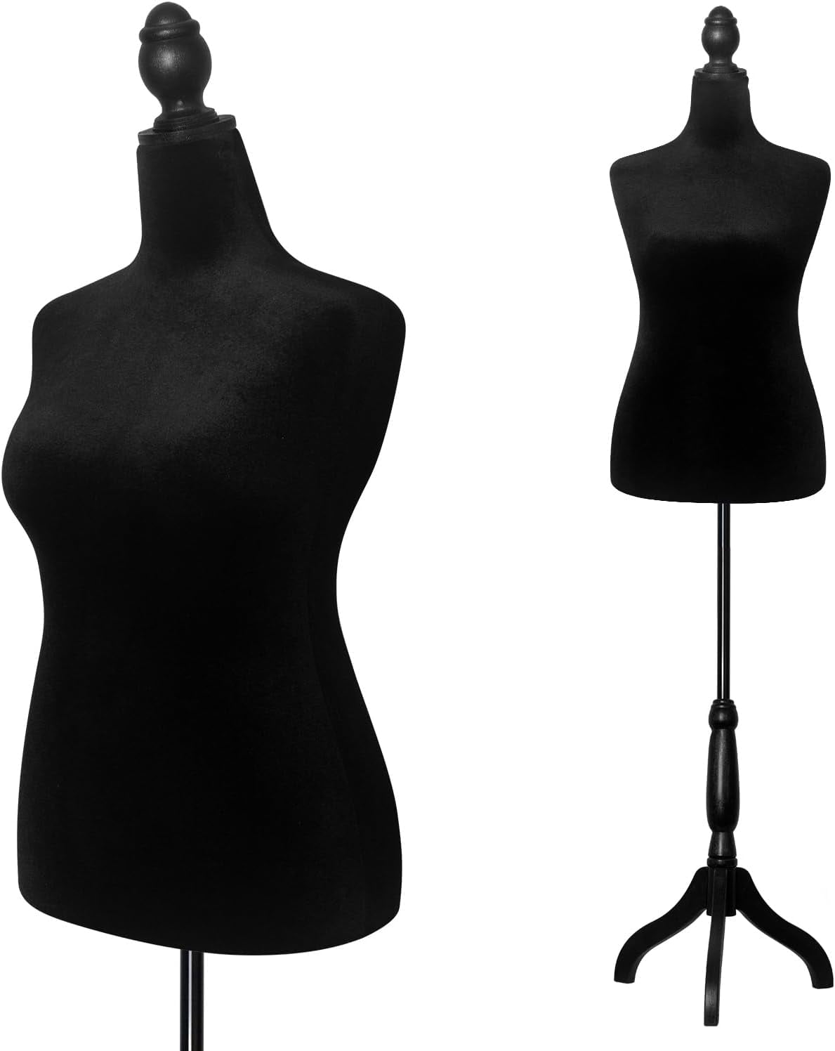 FreeLung Female Mannequin Torso with Manikin Body Tripod Stand, 61-67 ...