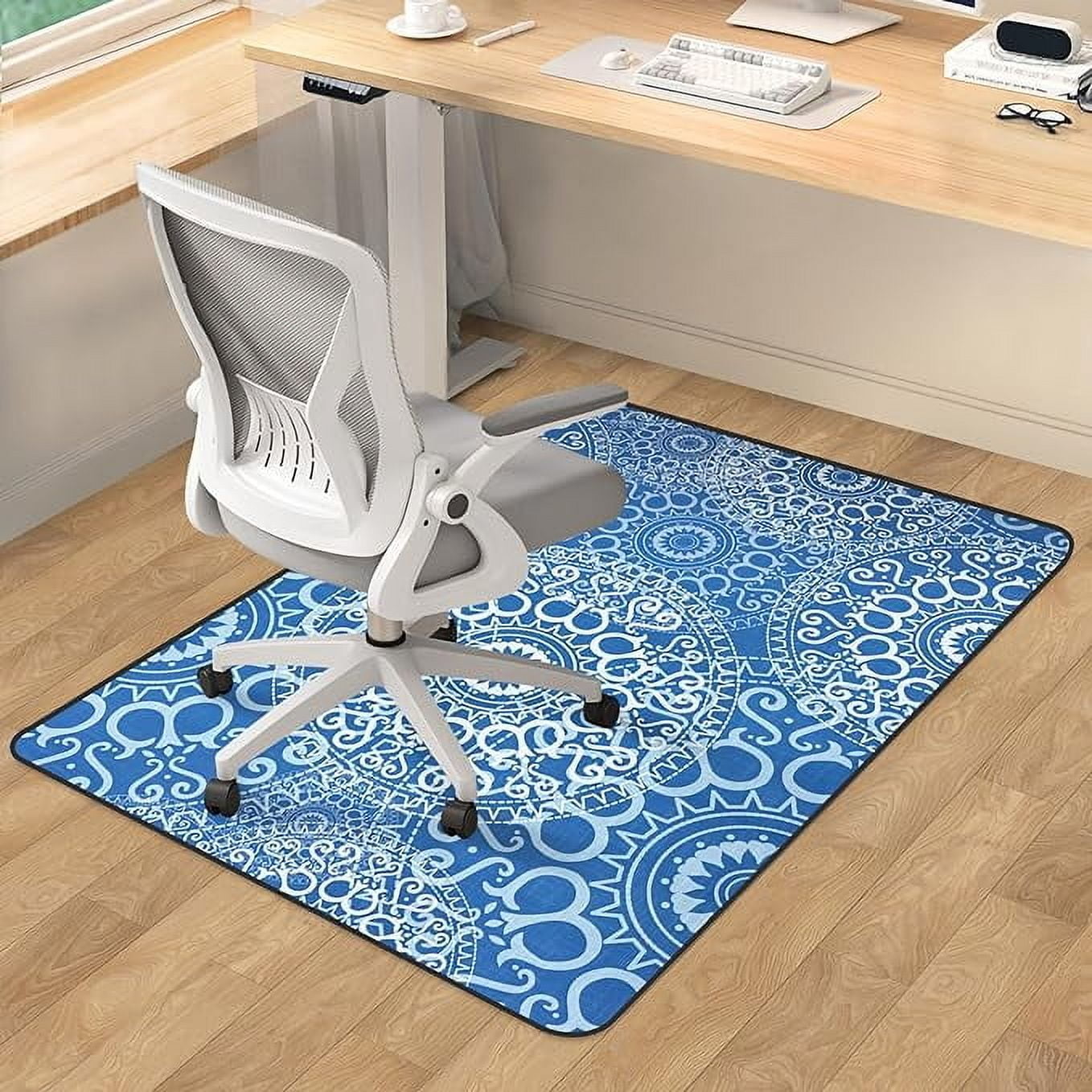 FreeLung Office Chair Mat for Carpet & Hardwood Floors, 48" x 36" Floor ...