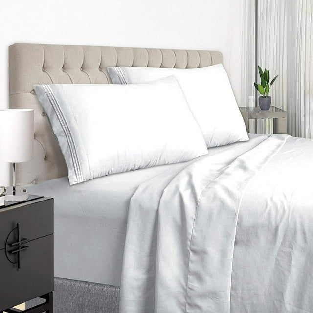 Freelung Queen Size Bed Sheets Set 1800 Tc Deep Pocket To 21 Inches
