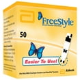 FreeStyle Blood Glucose Test Strips, 50 Count HSA/FSA Eligible ...