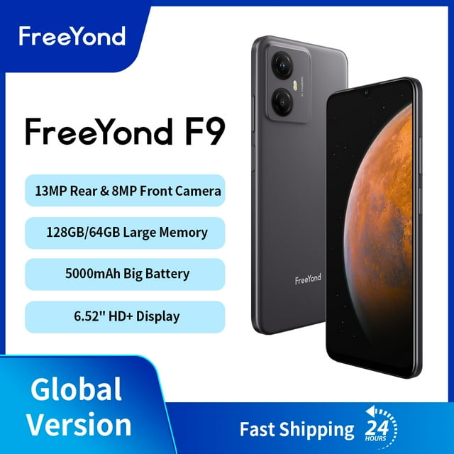 FreeYond F9 Smartphone, HD+6.52" Display Dual Sim, Battery 5000 MAh ...