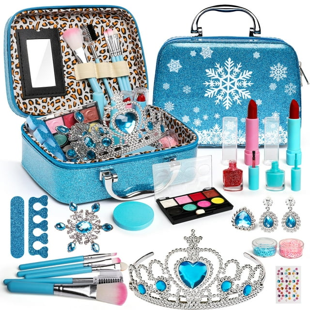 Freecat Real Makeup Kit for Girls, Kids Washable Toys Gift, Dress up ...
