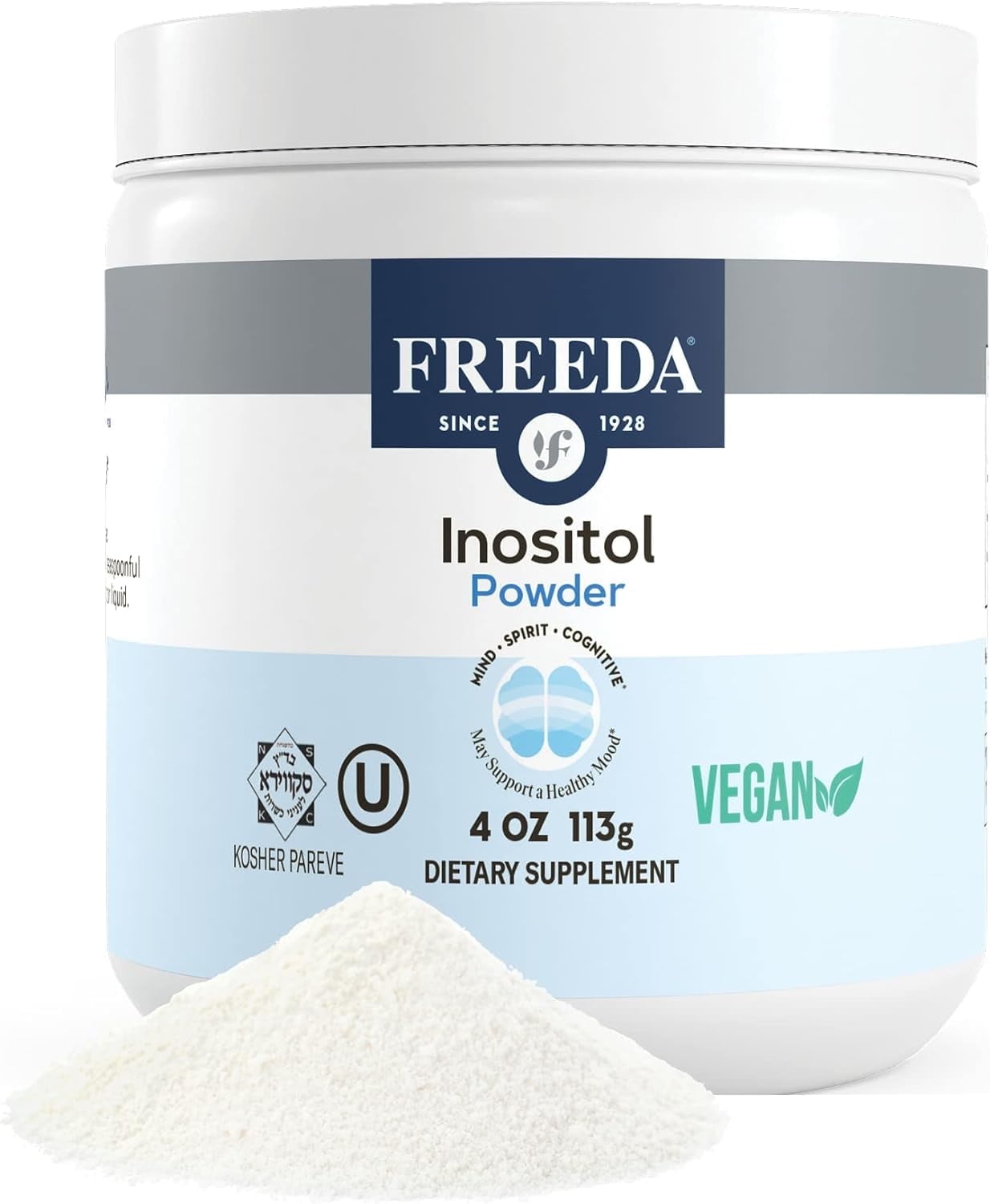Freeda Inositol Powder Supplement – Pure Myo-Inositol for Hormonal ...