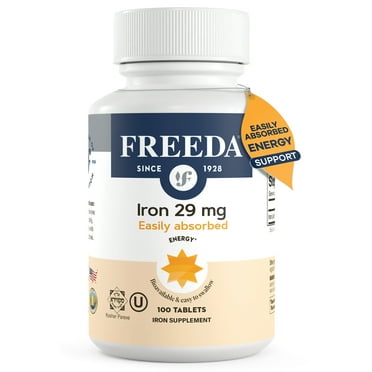 Fergon High Potency Iron Supplement Tablets with Ferrous Gluconate ...