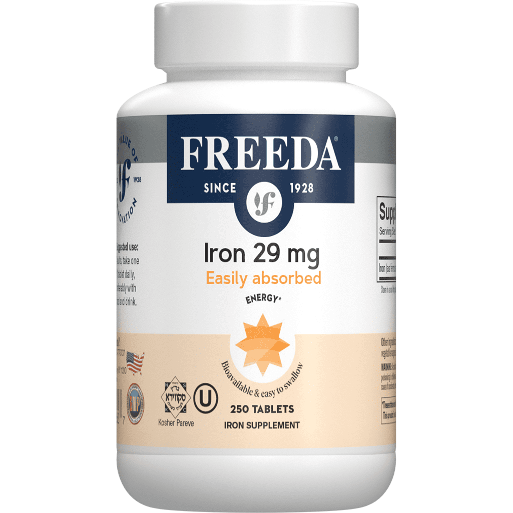 Freeda Iron Supplement - Ferrous Fumarate Iron Tablets for Iron ...