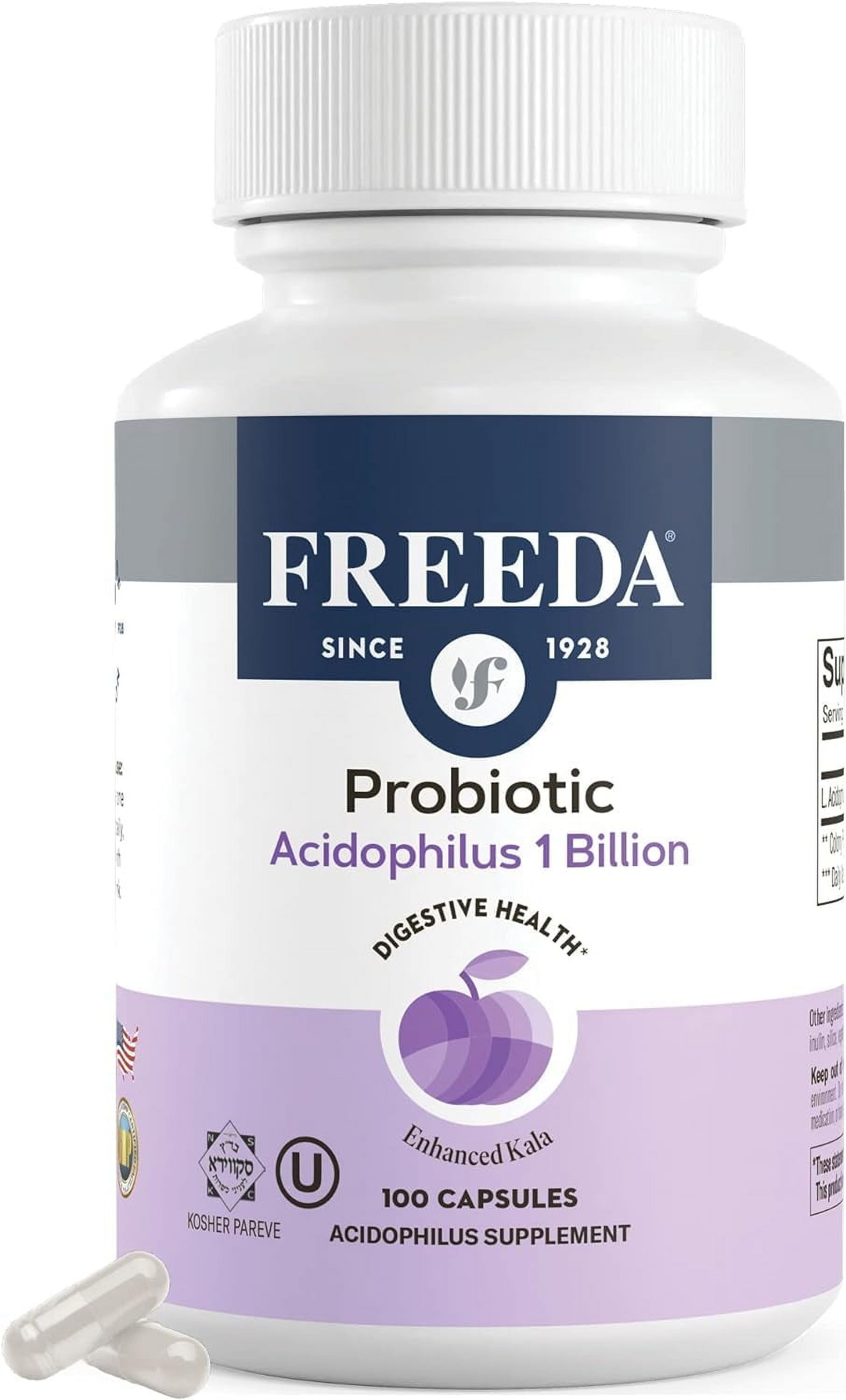 Freeda Acidophilus Probiotic 1 Billion CFU | Gut Health & Digestive ...