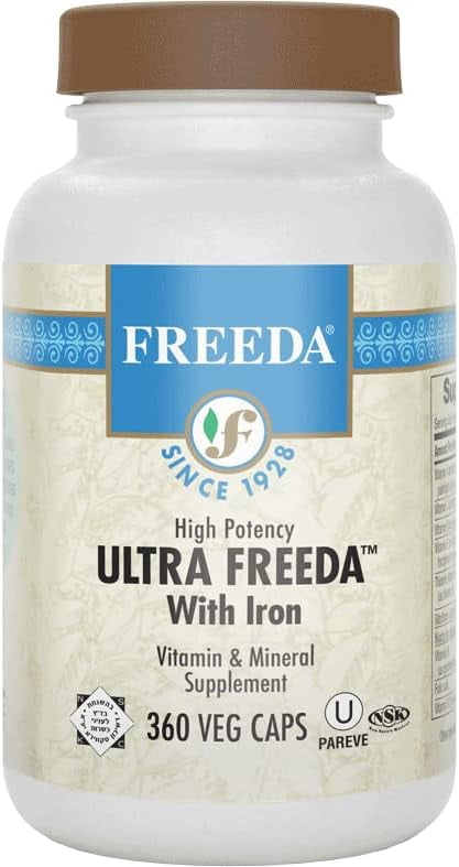 Freeda Ultra Multivitamin and Mineral Vegetarian Capsules High Potency ...