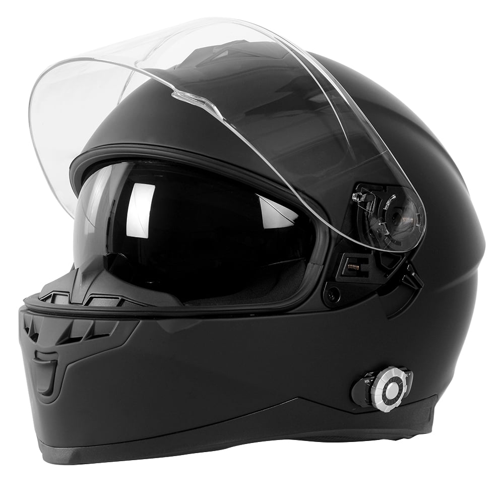 Freedconn Motorcycle Full Face Helmet Flip up Helmets with Bluetooth L ...