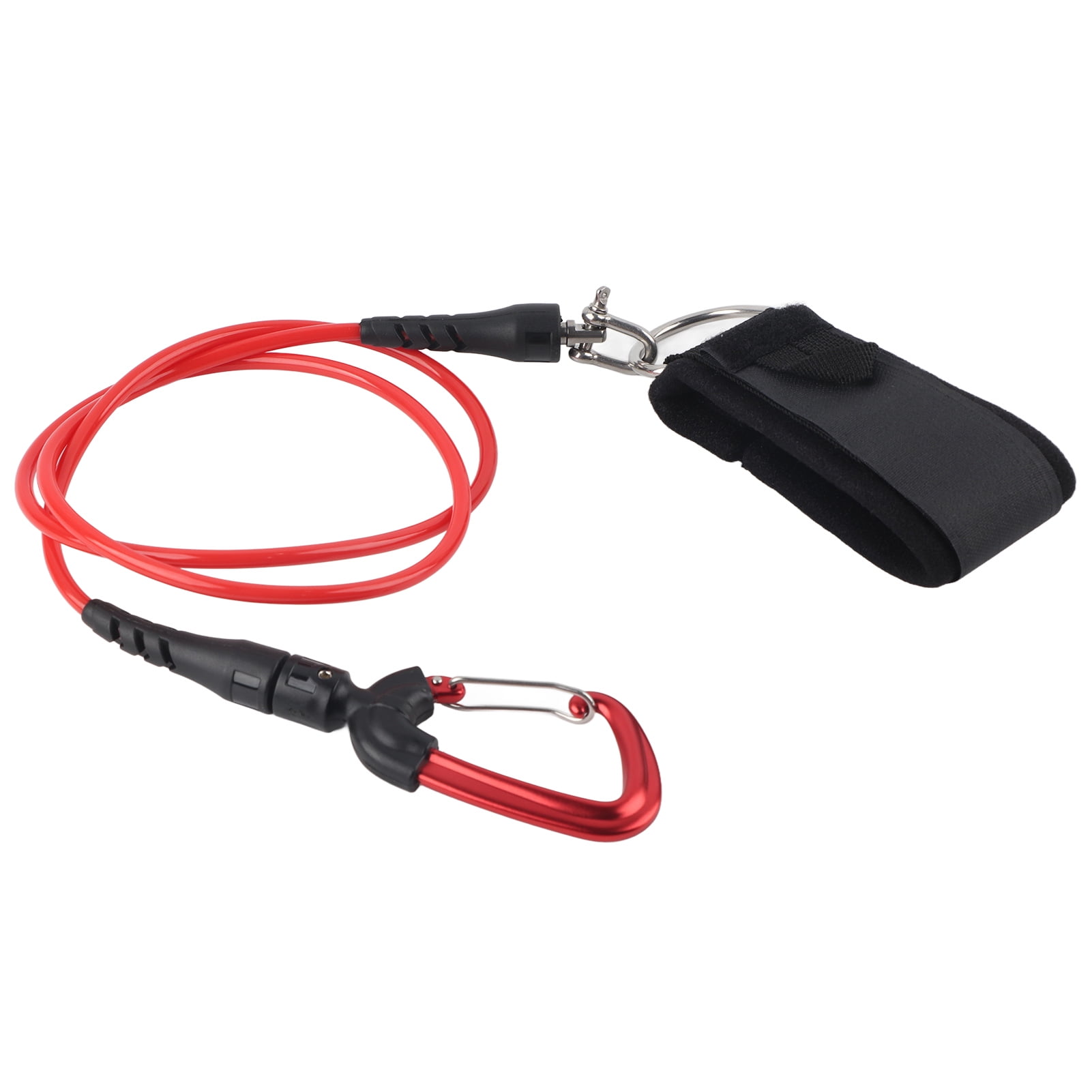 Freediving Lanyard Leash Diving Safety Rope Cable with Wristband ...