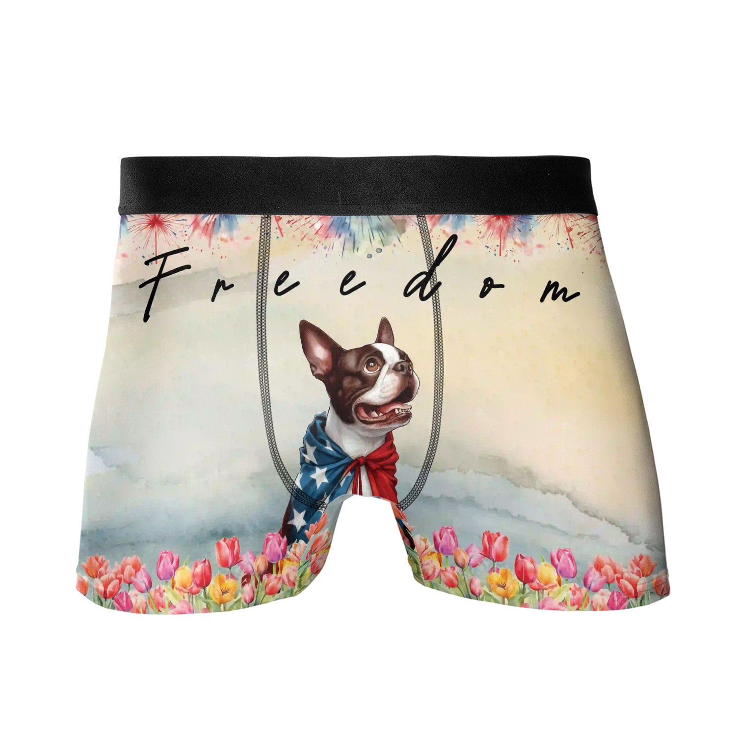 Freedom Boston Terrier on Independence Day 4th of July All Over Print ...