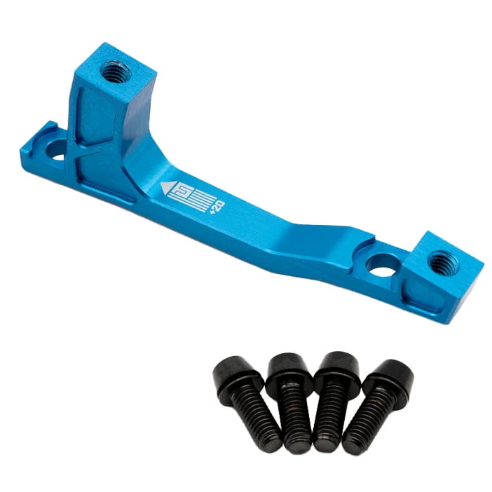 Freedom Coast Post Mount Brake Adapter, 200mm,+20, Blue - Walmart.com