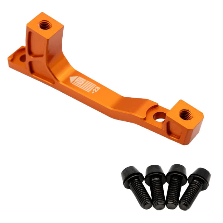 Freedom Coast Post Mount Brake Adapter, 200mm,+23, Orange - Walmart.com