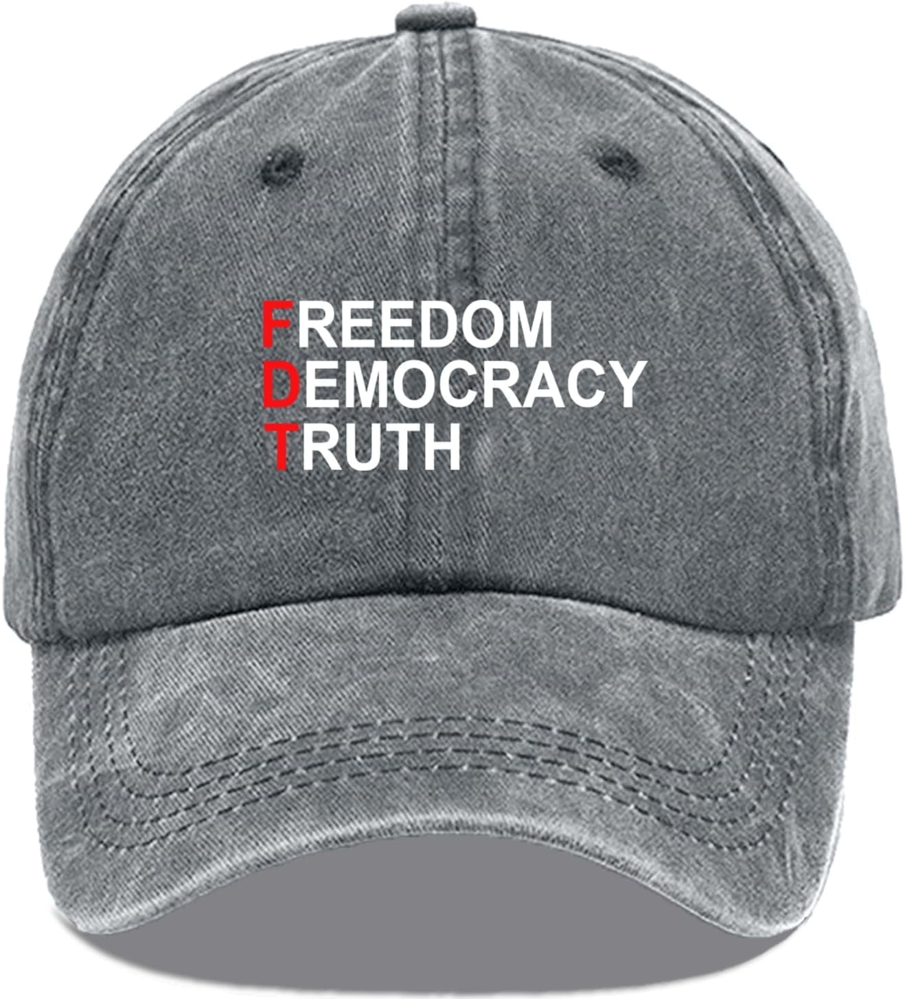 Freedom Democracy Truth Hat Freedom Hat Unisex Ball Cap Unisex ...