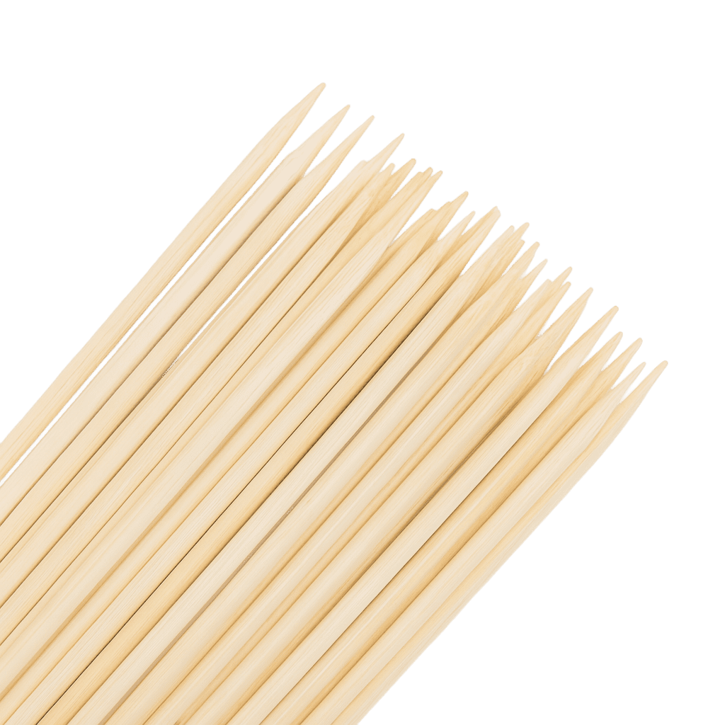 Freedom Farms 8-Inch Bamboo Skewers – 200 Pack – Natural Wooden Sticks ...
