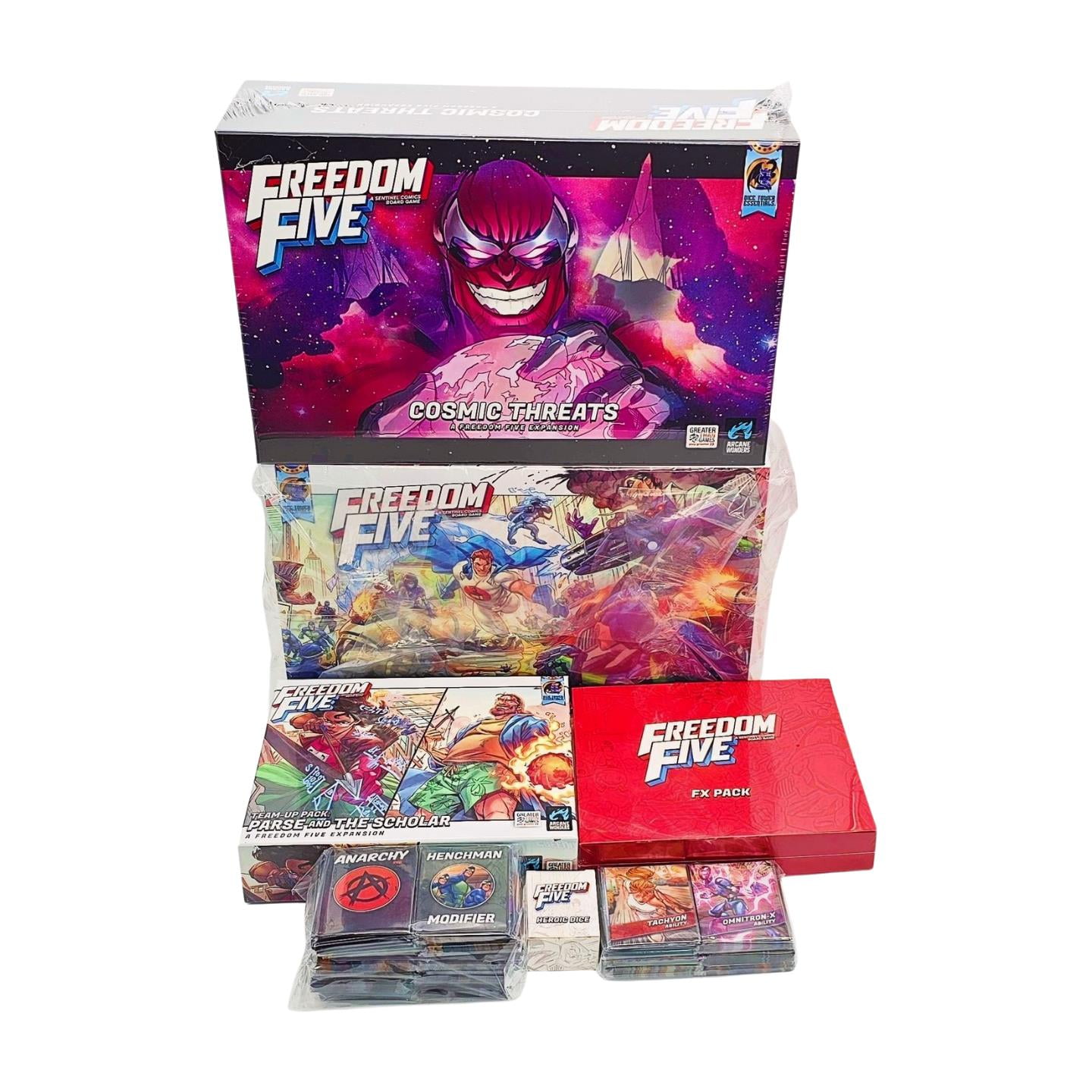 Freedom Five: A Sentinel Comics Board Game All-in Kickstarter (PAINTED) SEALED - Walmart.com