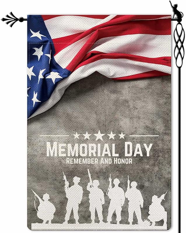 Freedom Garden Flag Remember and Honor Garden Flag Bald Eagle Patriotic ...