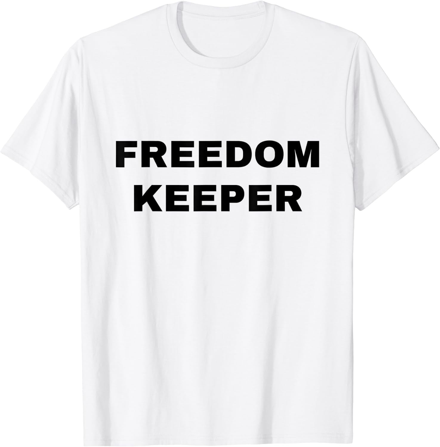 Freedom Keeper | USA Military T-Shirt White - Walmart.com