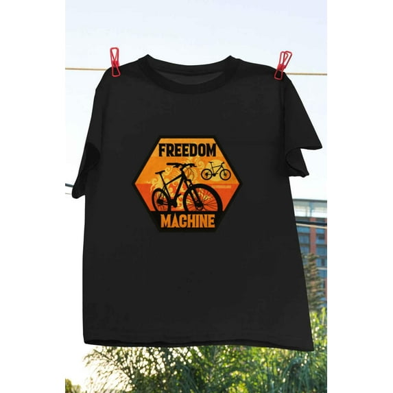 Freedom Machine Rider Retro Graphic Unisex T-Shirt Motorcycle Inspired ...