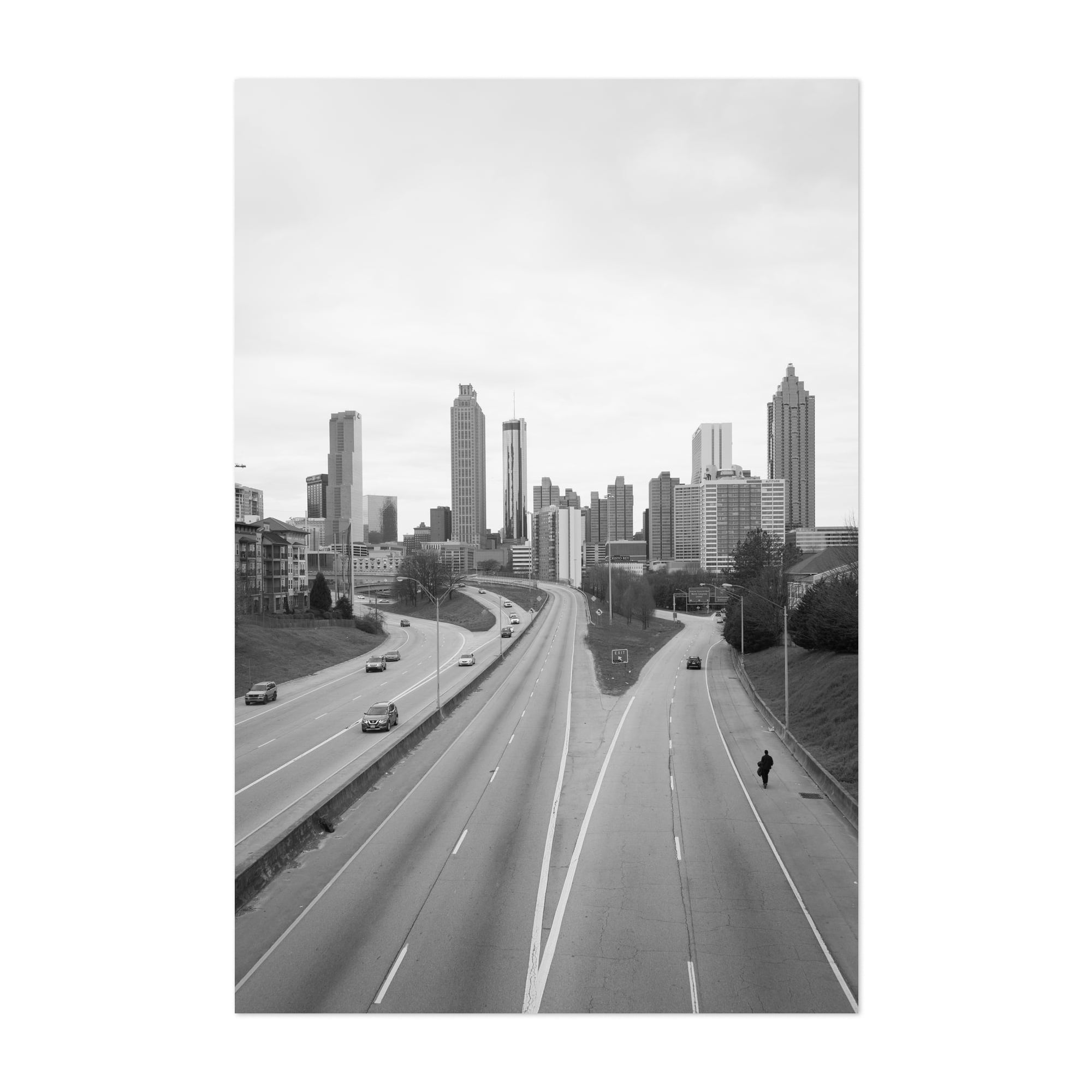 Freedom Parkway B&W 01 - Atlanta Georgia Photography Black and White ...