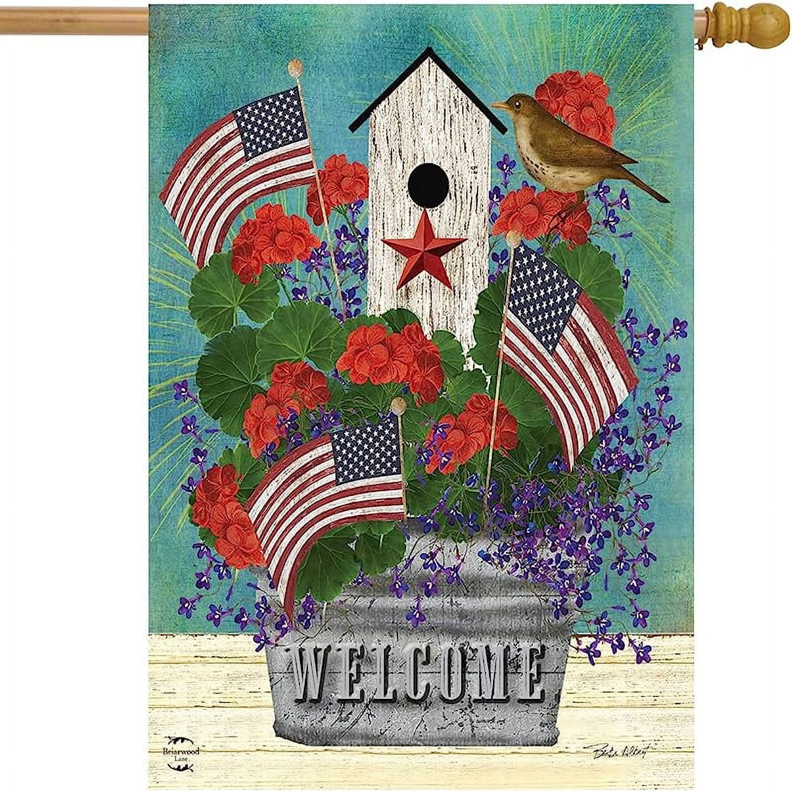 Freedom Patriotic House Flag Bald Eagle USA 28 Freedom Patriotic House Flag Bald Eagle USA 28