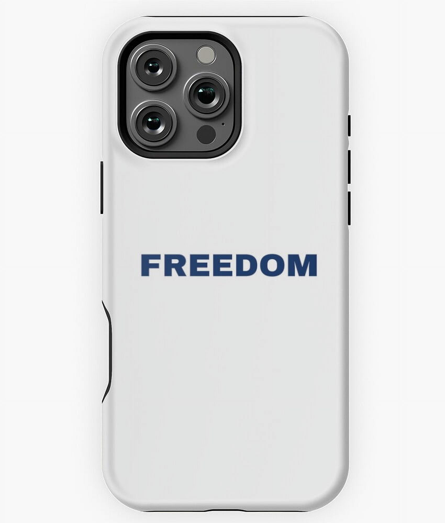 Freedom Political Statement Design Phone Case for iPhone 16 15 14 13 12 ...