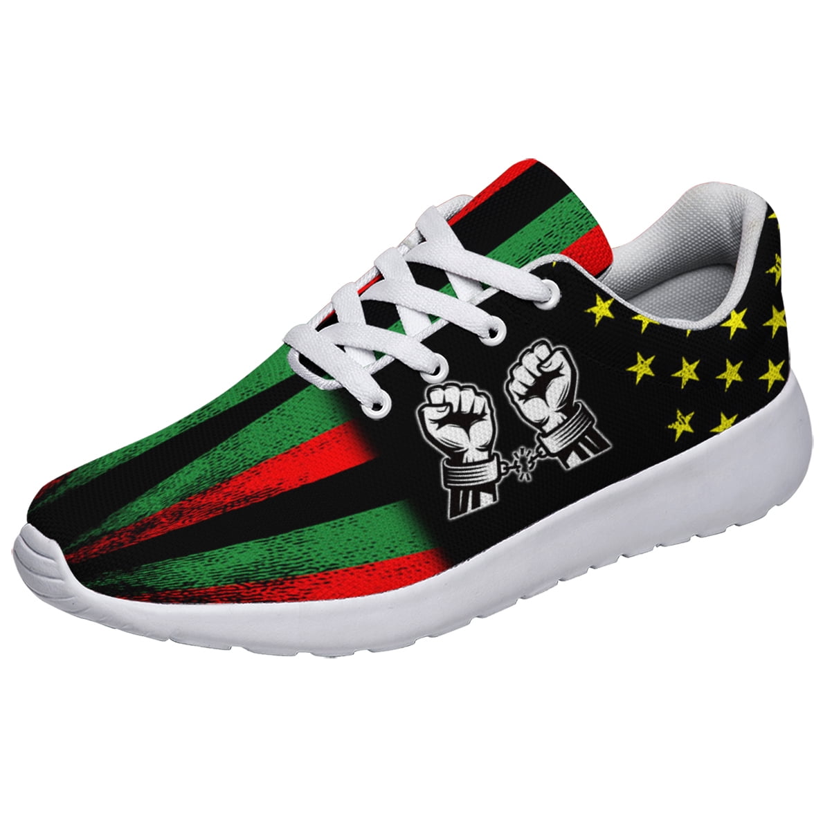 Freedom Shoes Womens Walking Tennis Shoes Mens Fashion African Freedom ...