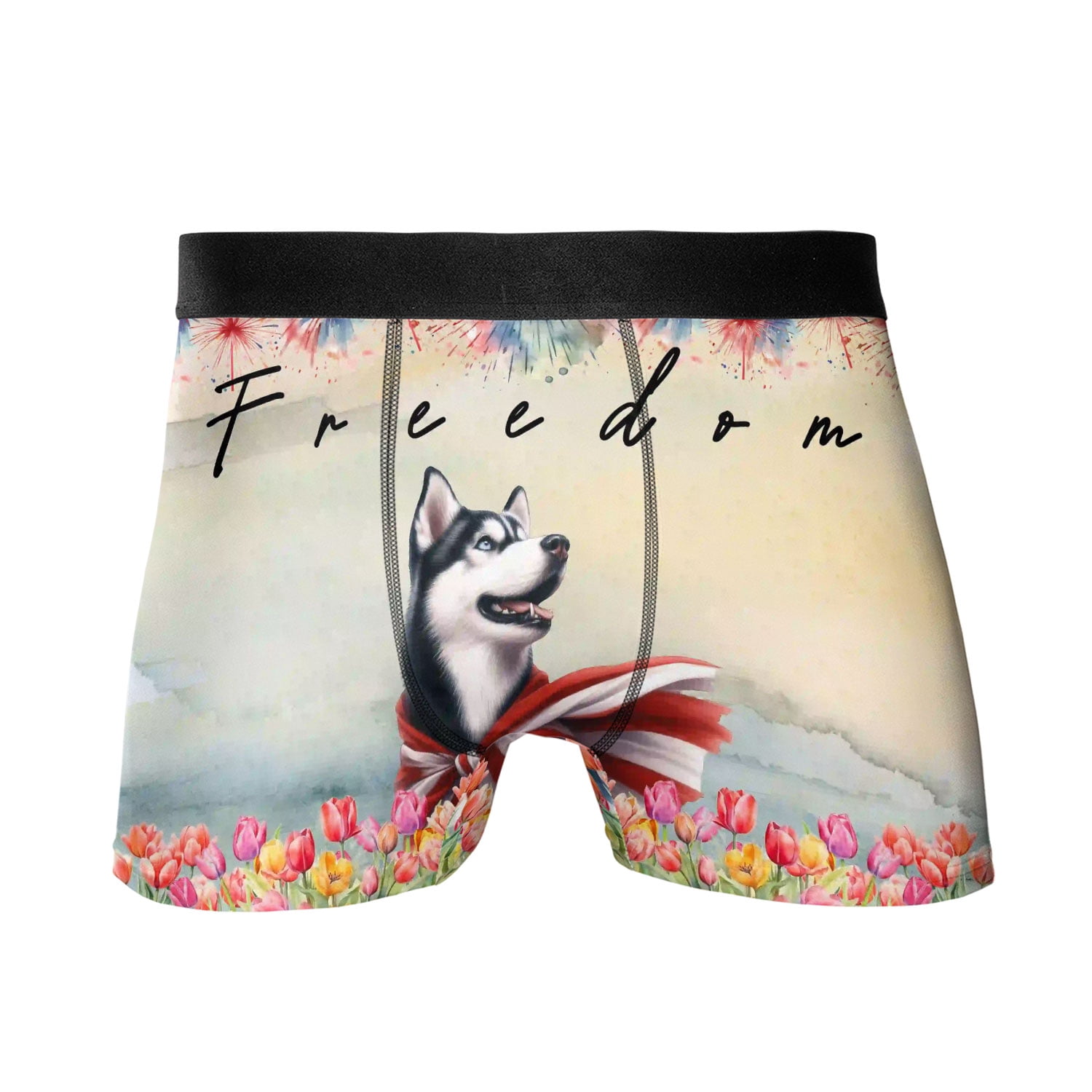Freedom Siberian Husky on Independence Day 4th of July All Over Print ...