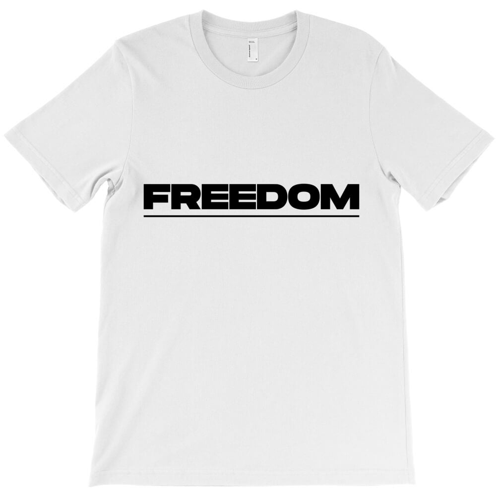 Freedom, Simple Bold Inspirational Graphic Design For Liberty And ...