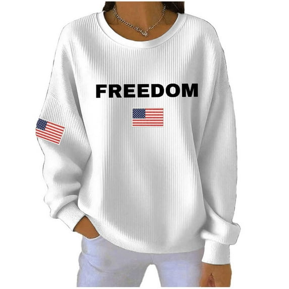 Freedom Sweatshirt Freedom Merch Shirt Unisex Casual Long Sleeve Crew ...
