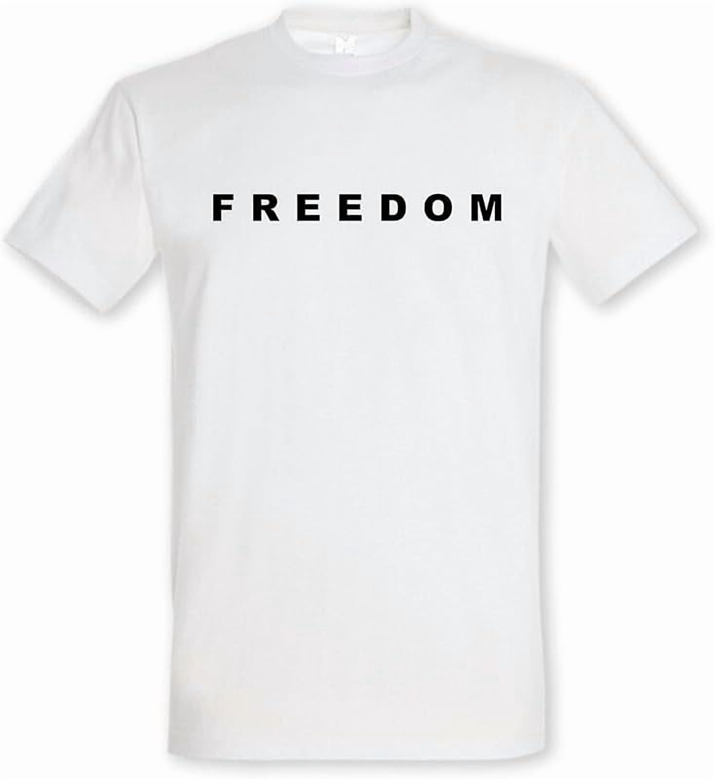 Freedom T-Shirt Freedom Merch Shirt Unisex Casual Short Sleeve Crew ...