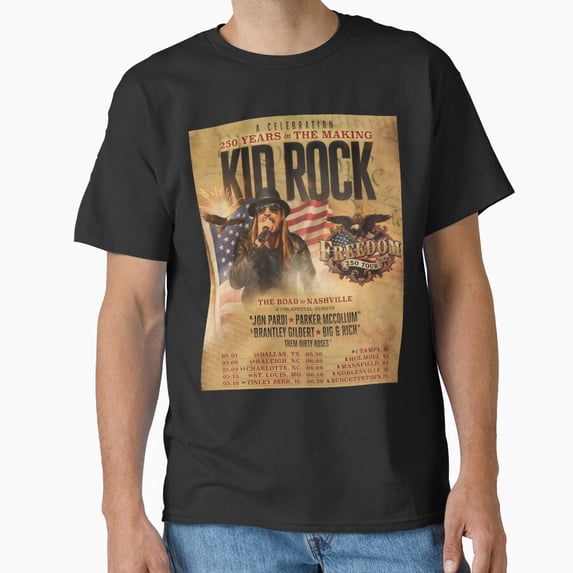 Freedom Tour Dates Lagibisa Rap Concert T-Shirt - Walmart.com