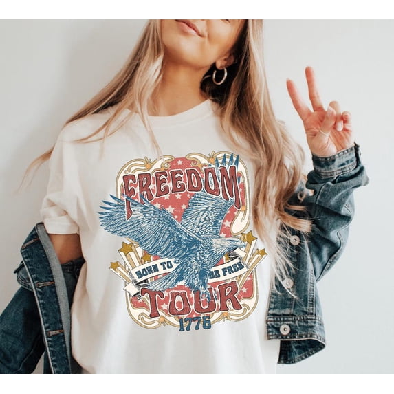 Freedom Tour Shirt, American Eagle Shirt, America Shirt, American Flag ...