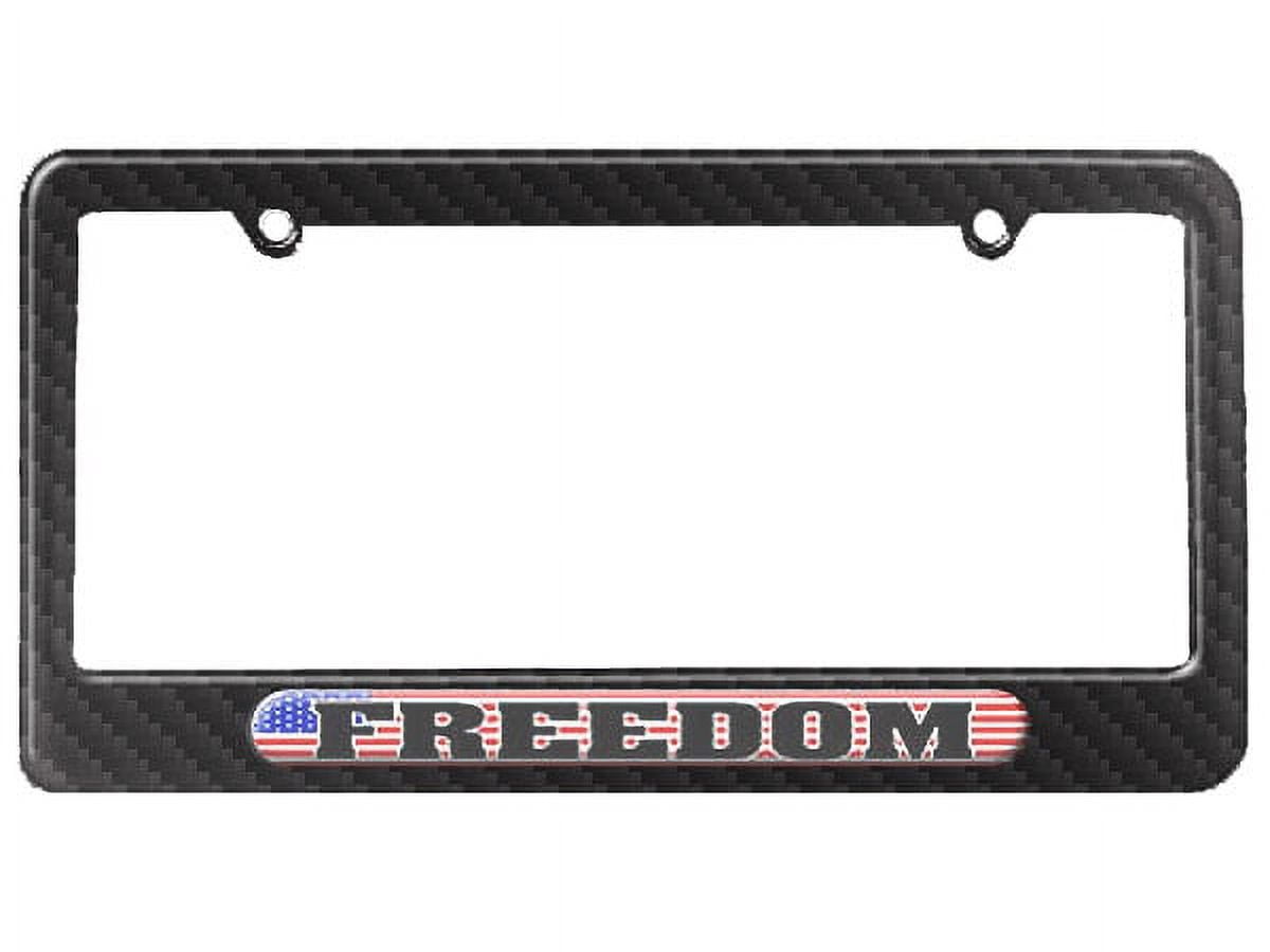 Freedom - USA Country Flag License Plate Frame - Walmart.com