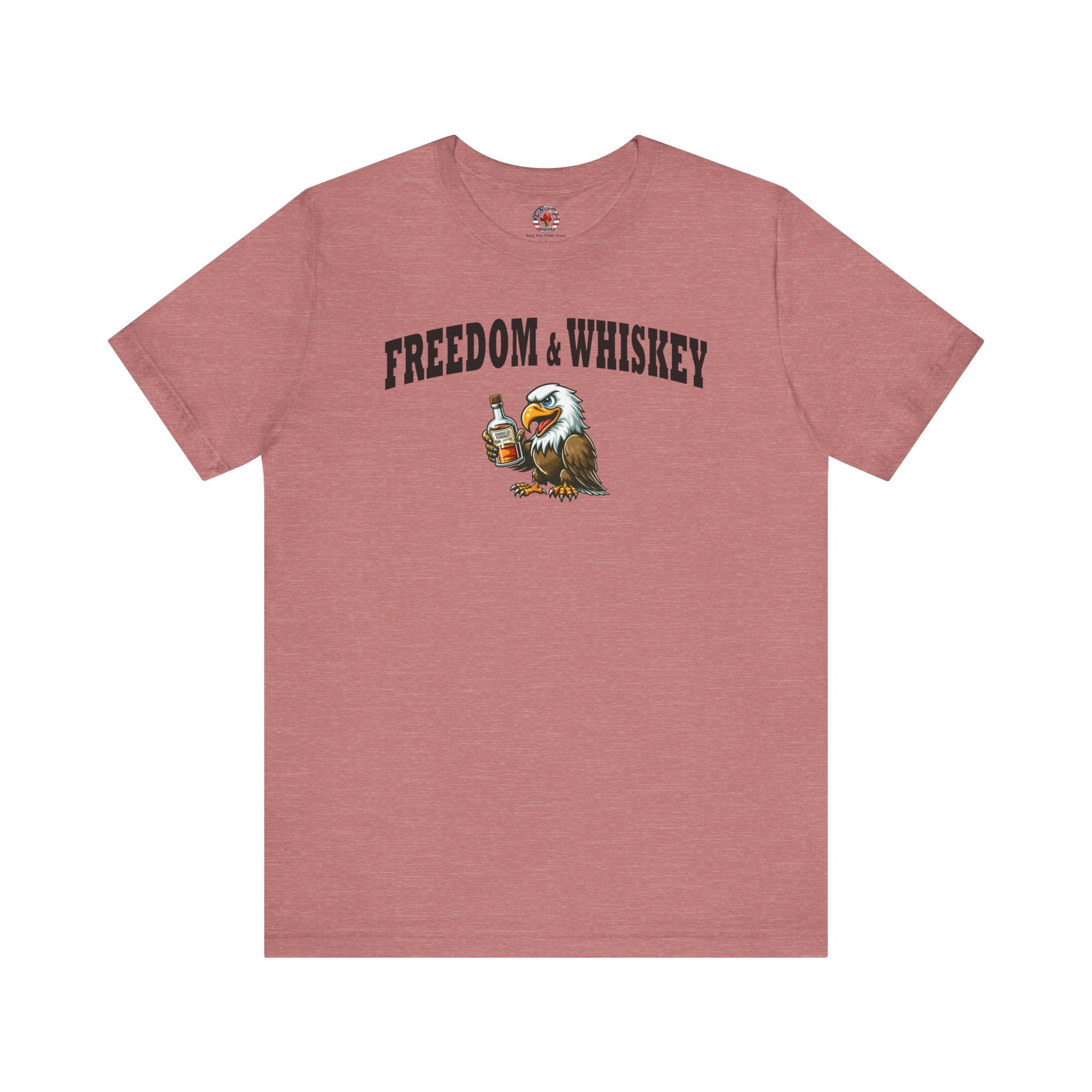 Freedom & Whiskey T-Shirt - Walmart.com