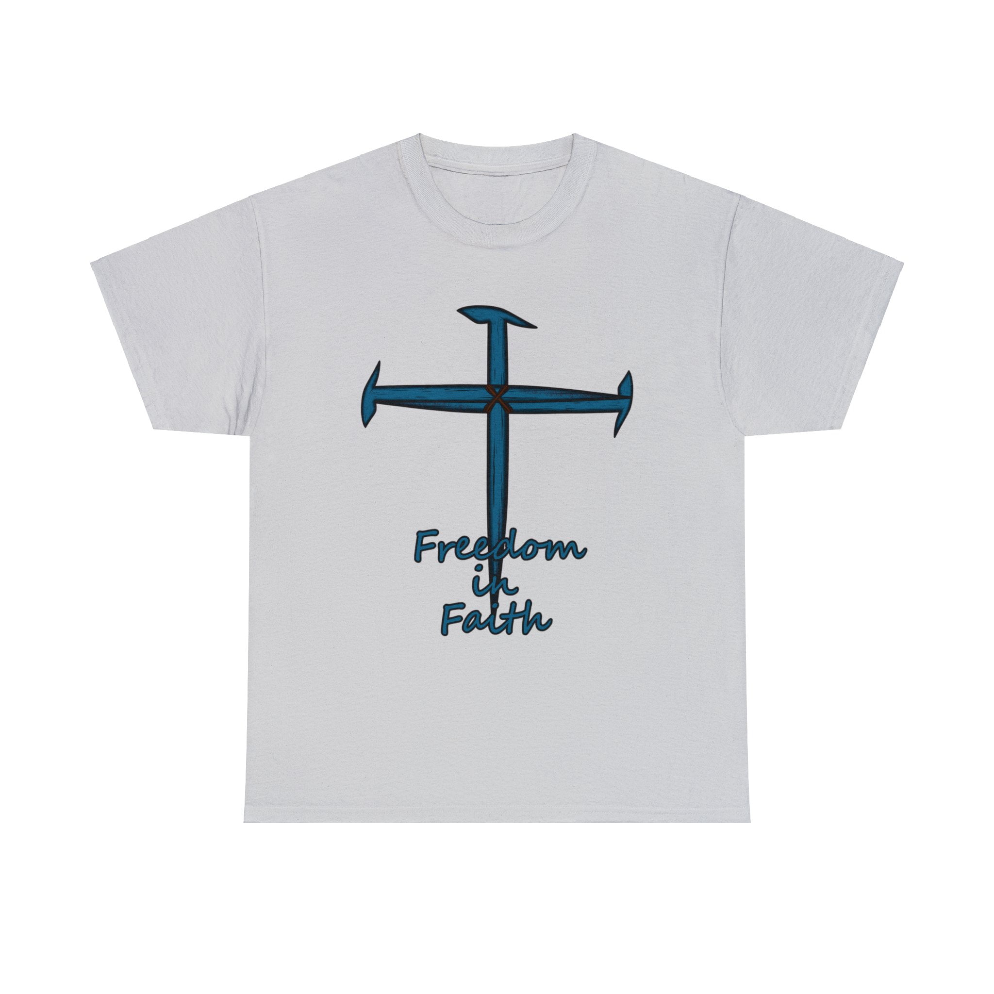 Freedom in Faith, Custom Hand Drawn Christian Art, Jesus Lives Loves ...