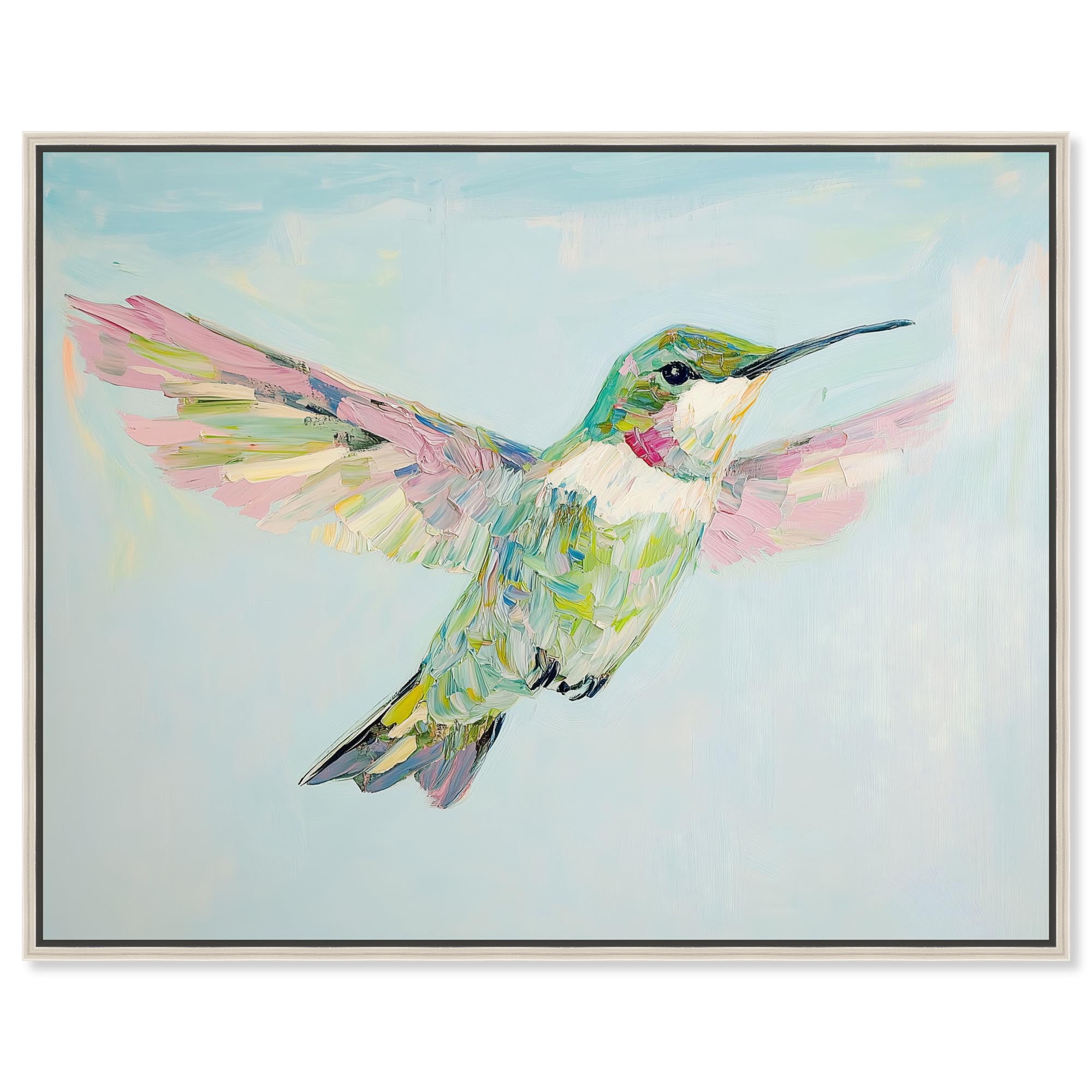 Freedom in Flight I Canvas Trendy Coastal Art by Art Remedy, Silver ...