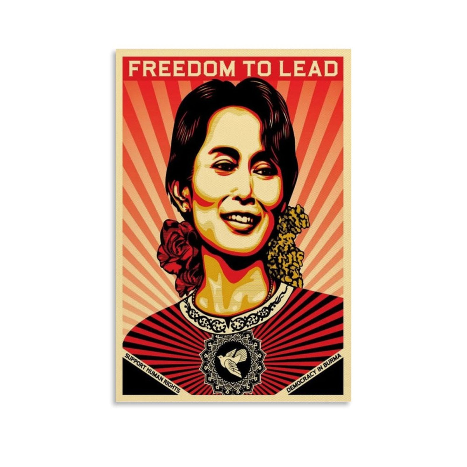 Freedom to Lead Poster Wall Art Canvas Aesthetic Music And Movies ...